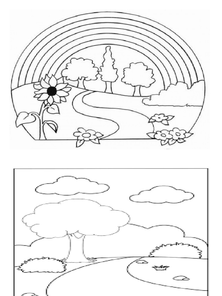 Dibujos para Aplicar La Tecnica Con Rayas. | PDF