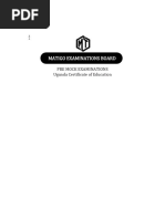 Wakisha UACE MTC 2mocks 2025 | PDF