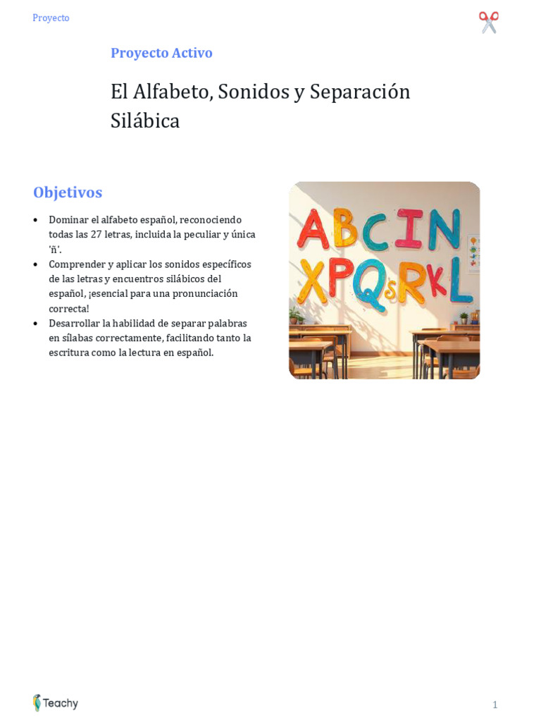 Alfabeto y Sonidos en Español | PDF | Lengua española | Sílaba