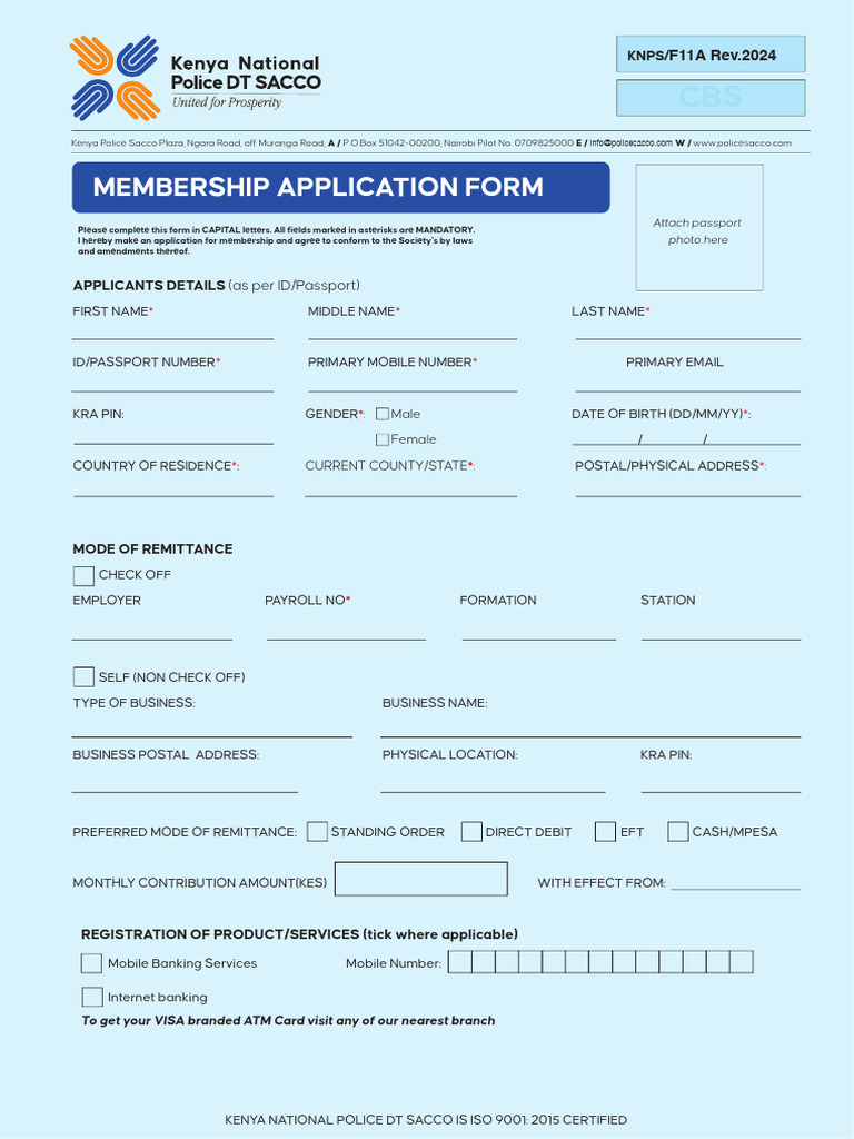 KNPS Membership Application Fillable Form 2025 | PDF | Personal Identification Number