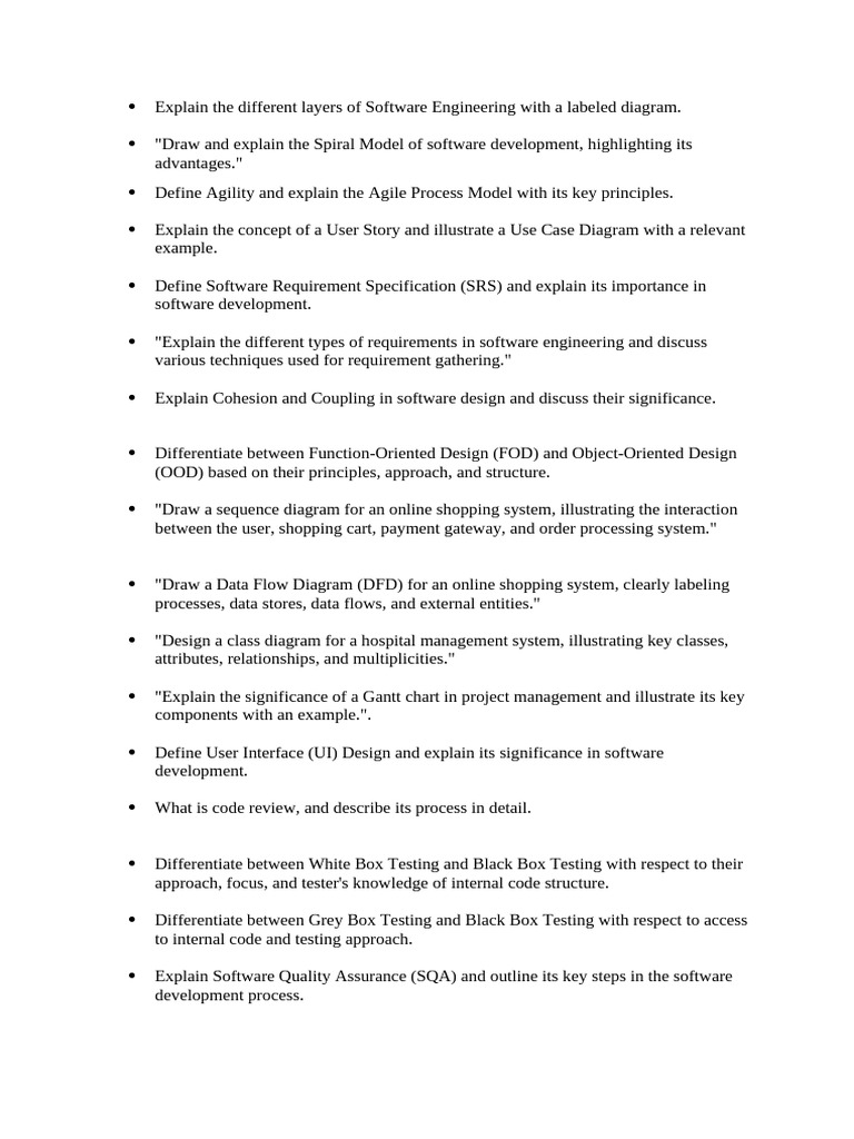 Question Bank (All Units) | PDF