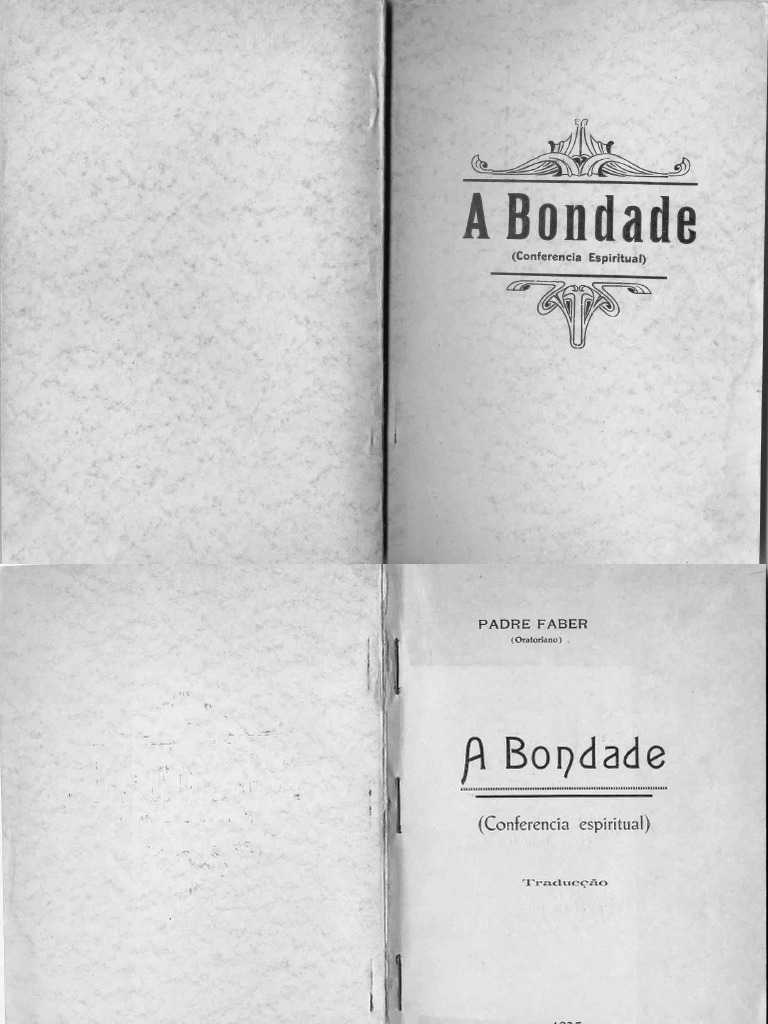 A Bondade - Pe Frederick William Faber | PDF