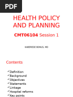 Health Plan | PDF | Papua New Guinea | Policy