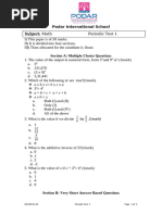 ANswer Key - PWNSAT - Sample Paper - Class-7 | PDF