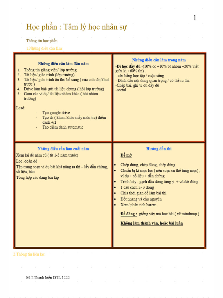 TLH Nhân Sự PDF | PDF