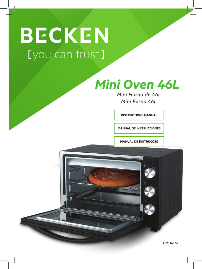 Mini Oven - Mini Horno - Mini Forno | PDF | Oven | Grilling