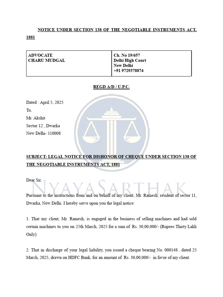 Legal Notice | PDF