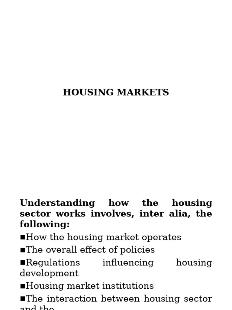 PUR 312 Housing Markets | PDF | Subsidy | Real Estate Economics