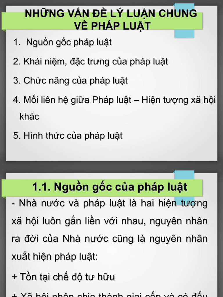 Nhung Van de Chung Ve PL | PDF