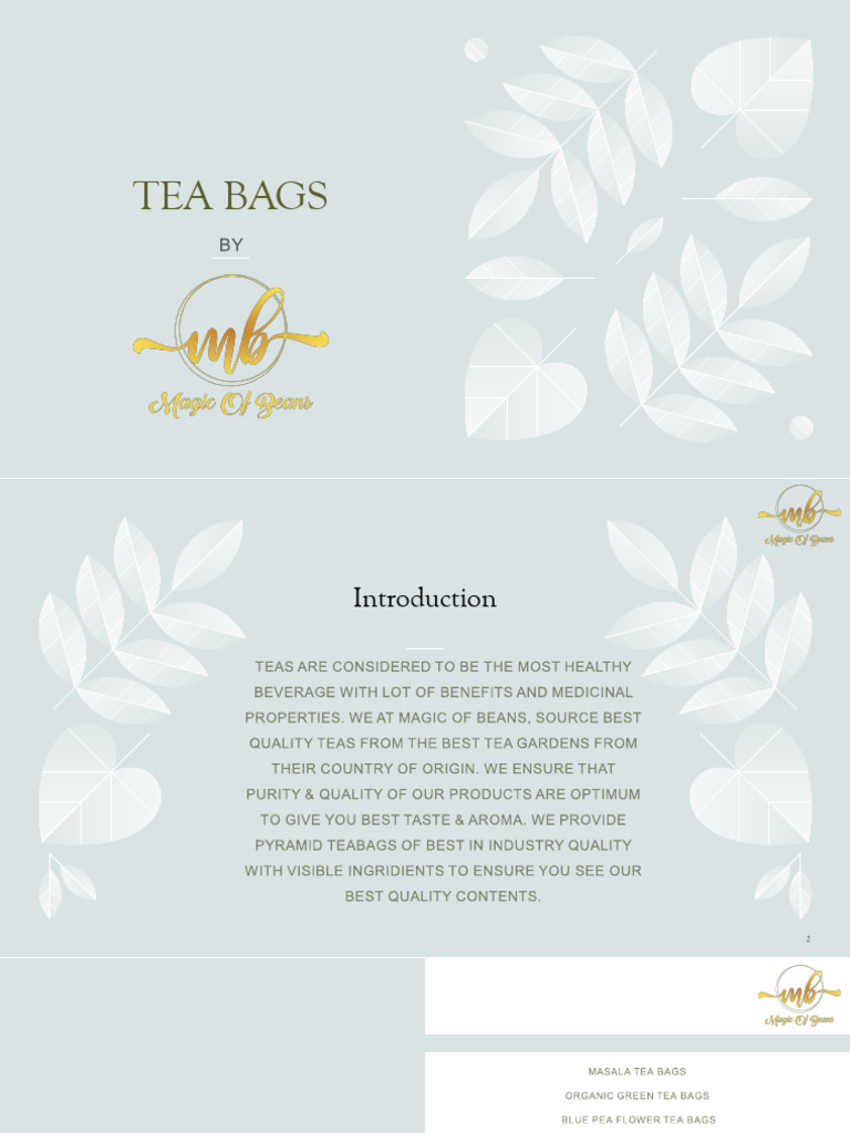 Tea Bags | PDF