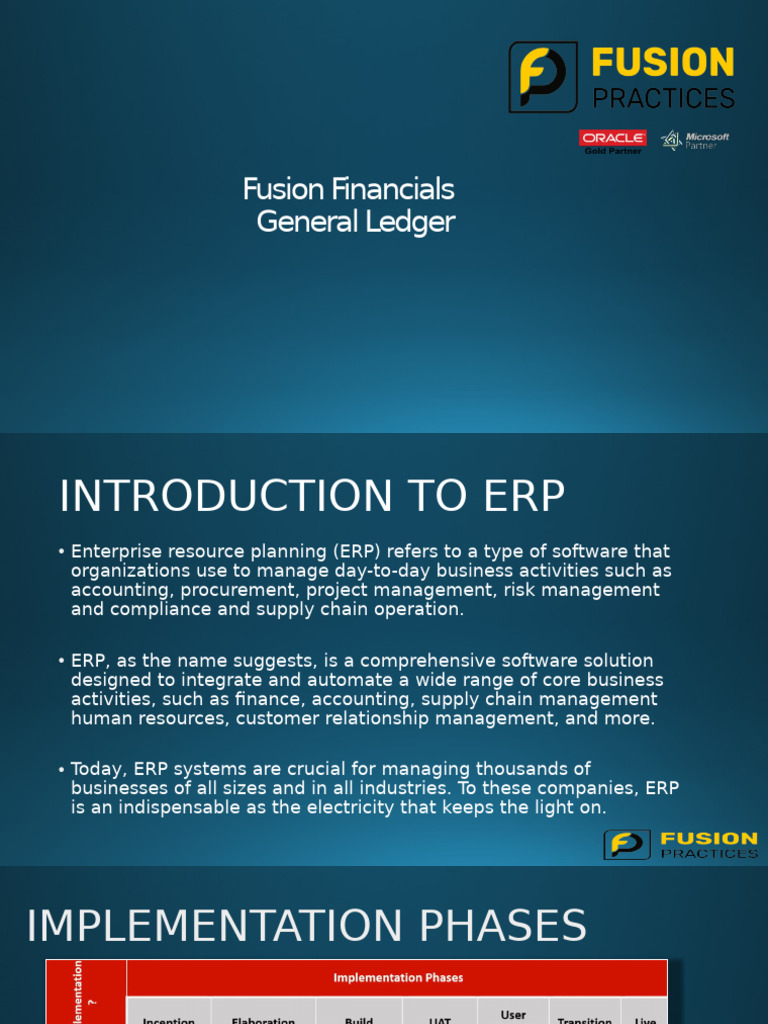 General Ledger Module Overview in ERP | PDF | Enterprise Resource ...