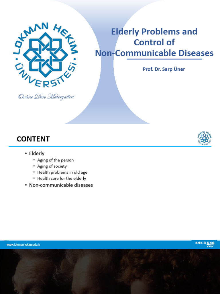 Aging Problems and Control of Noncommunicable Diseases | PDF | Physical ...
