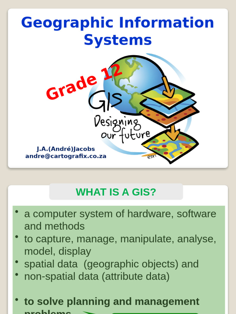 Gis Grade 12 English | PDF | Geographic Information System | Computing