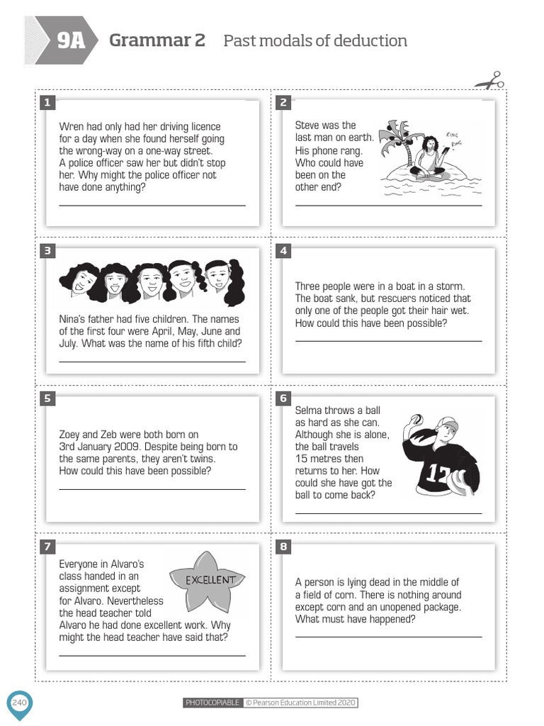 Critical Thinking Modals of Deduction PAST AND PREsent | PDF