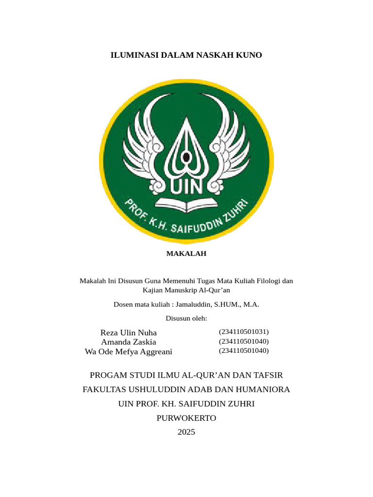 Iluminasi Naskah Kuno di Jawa | PDF