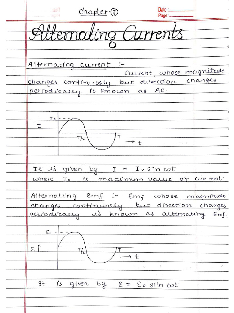 Alternating Current | PDF