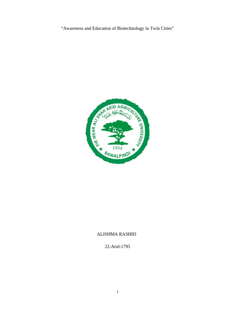 Report by Alishma Final.. | PDF | Biotechnology | Bioethics