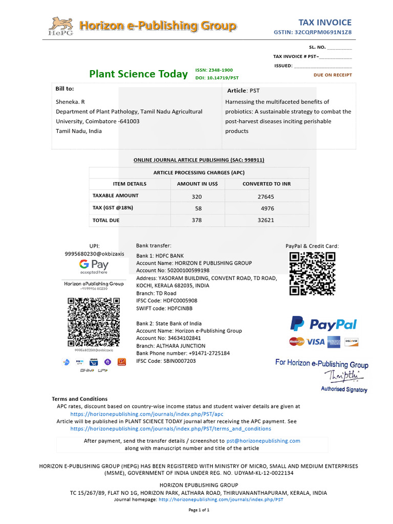PST Invoice No 7067 | PDF | Invoice | Government Finances