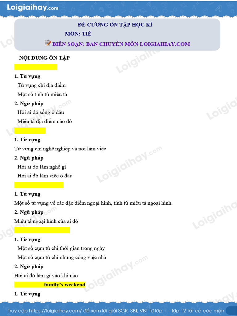 De Cuong on Tap Hk2 Tieng Anh 4 Global Success Ket Noi Tri Thuc Co Dap an 1744356148 | PDF