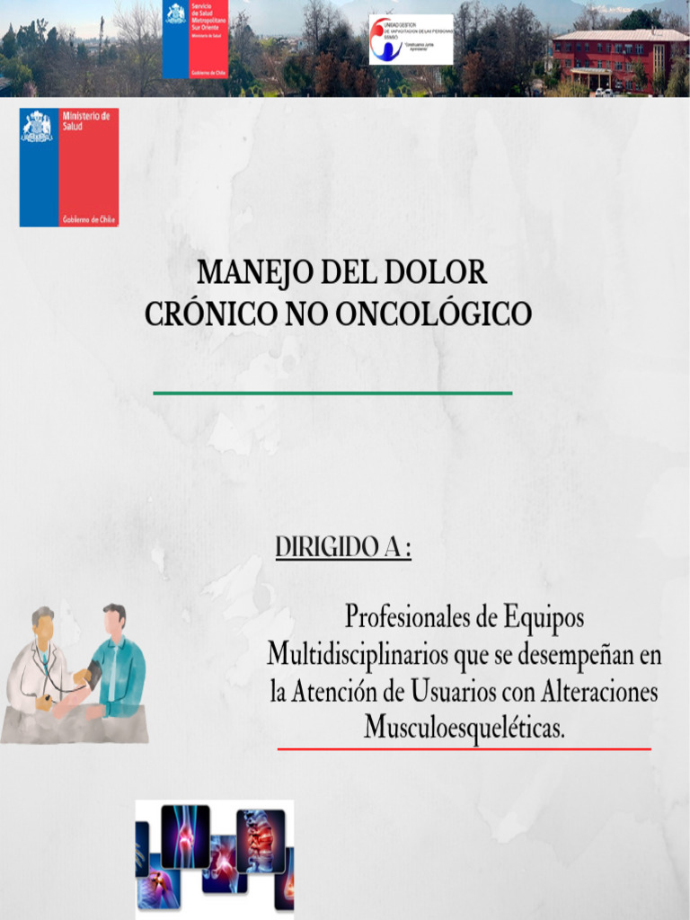 Manejo Dolor Crónico No Oncológico | PDF | Dolor | Terapia