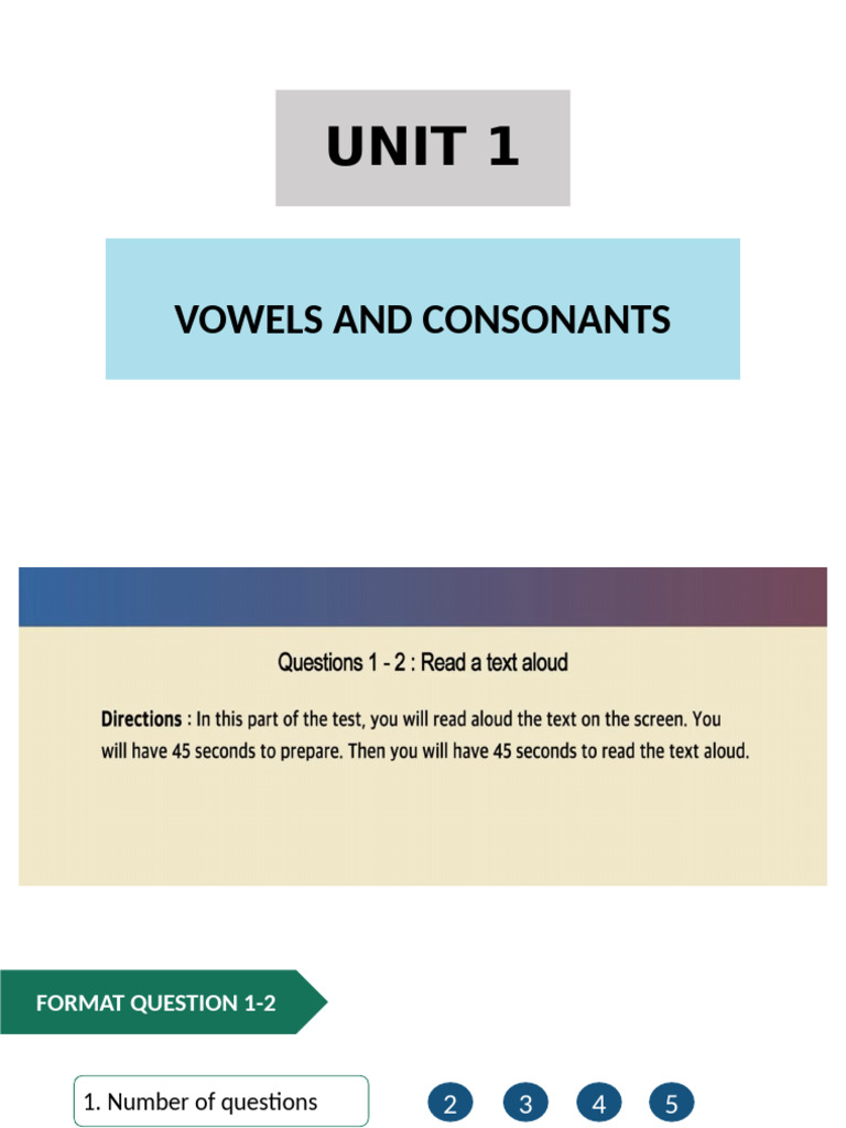 Unit 1 Read Texts Aloud 2 | PDF | Language Mechanics | Linguistics