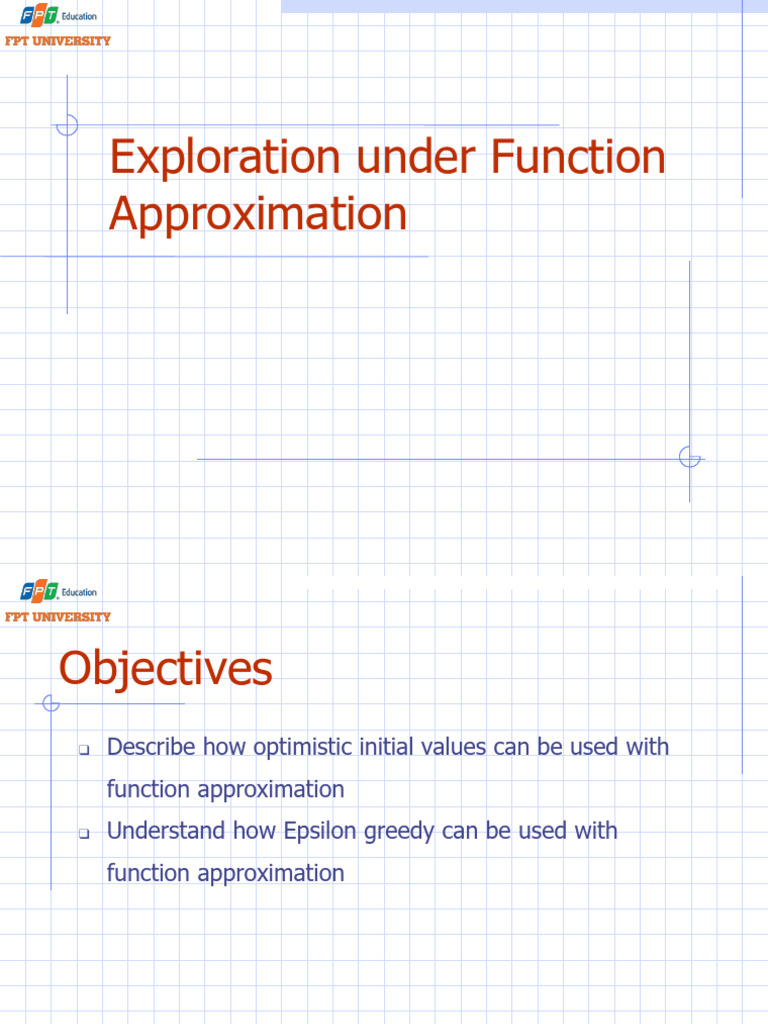 3.7 Exploration Under Function Approximation | PDF | Function (Mathematics) | Applied Mathematics