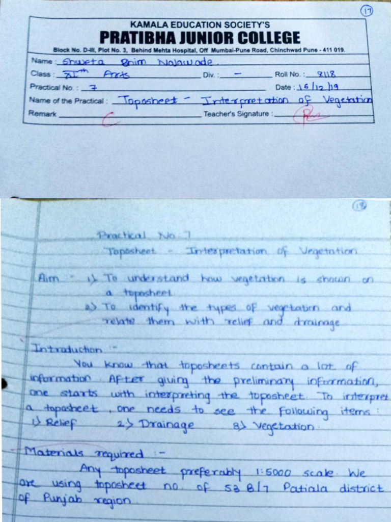 Geography 7th Practical | PDF