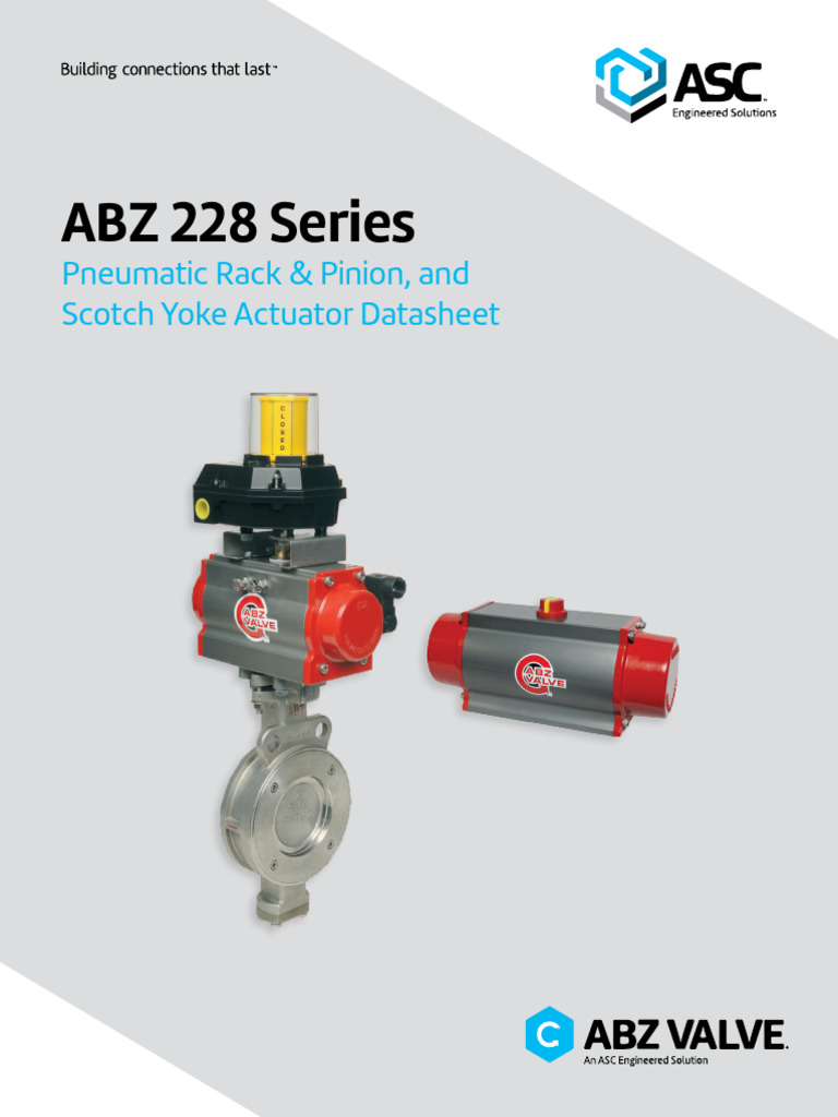 ABZ 200-SR6 Specification Sheet | PDF | Piston | Actuator