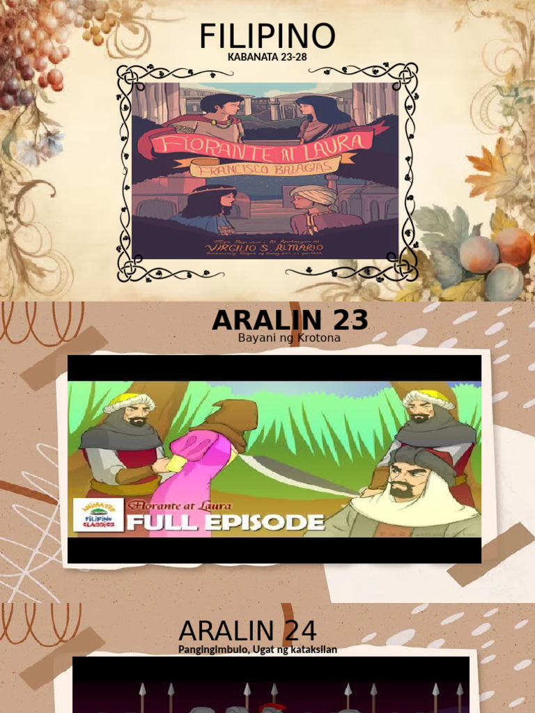 FILIPINO, Florante at Laura | PDF