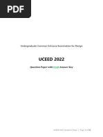 UCEED 2025 Question Paper With Solutions - 1743444740820 | PDF