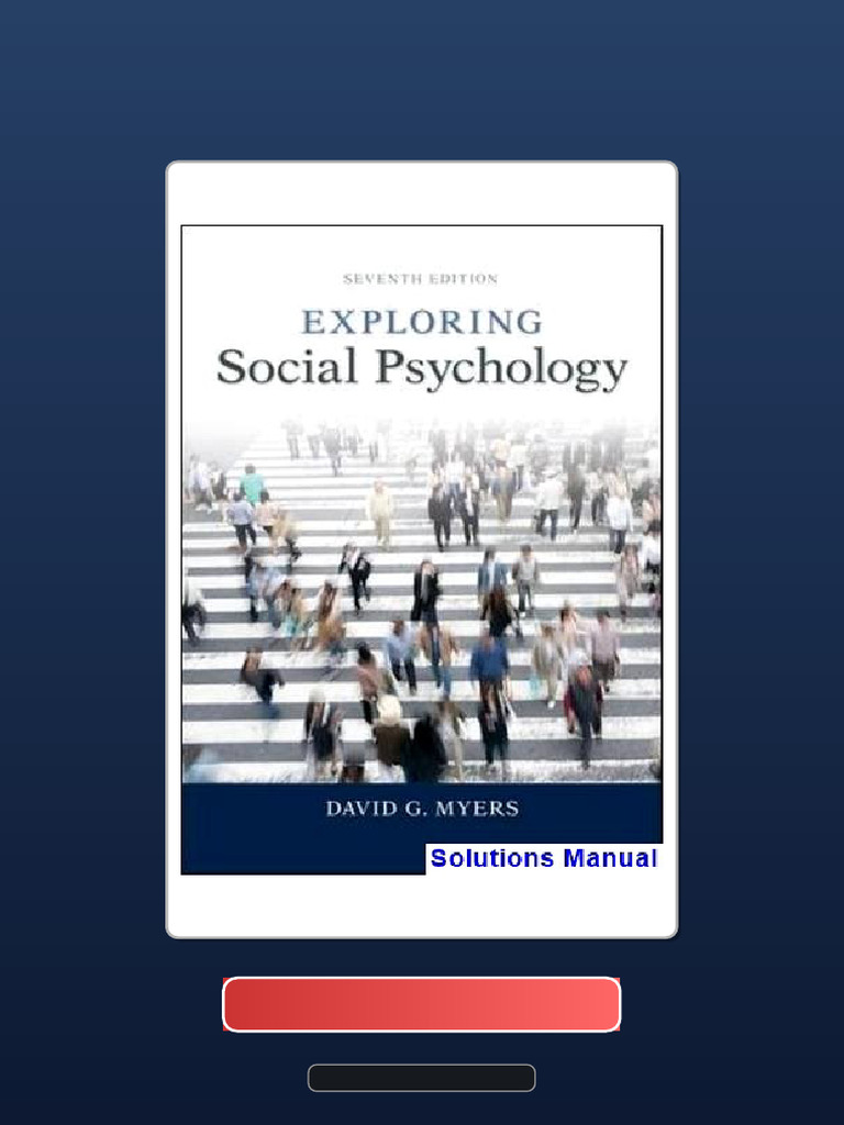Get Test Bank For Exploring Social Psychology 7th Edition Myers PDF ...