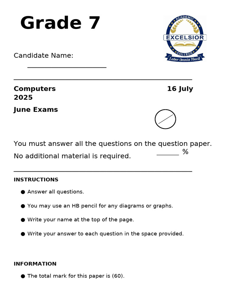 Grade 7 Computers Practical Exam | PDF | Microsoft Power Point | Paragraph