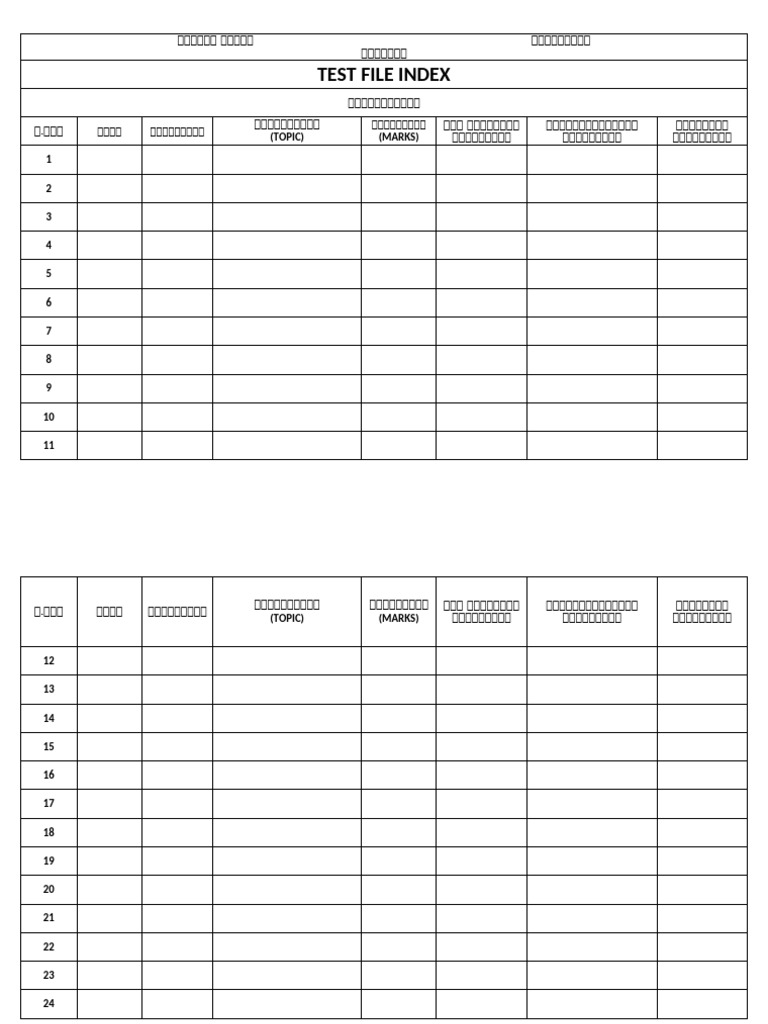 Mark Report | PDF