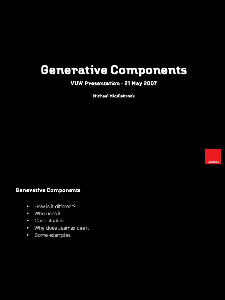 VUW Presentation 2007 | PDF | Curve | Autodesk Revit