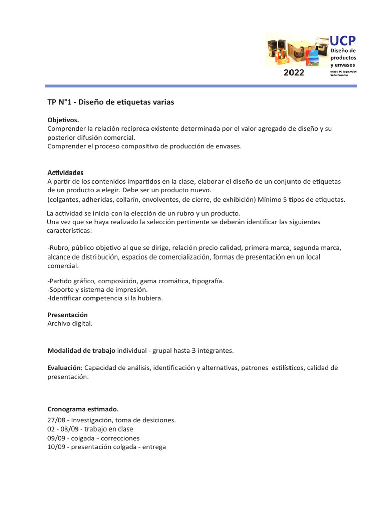 Guía TP1 Etiquetas | PDF