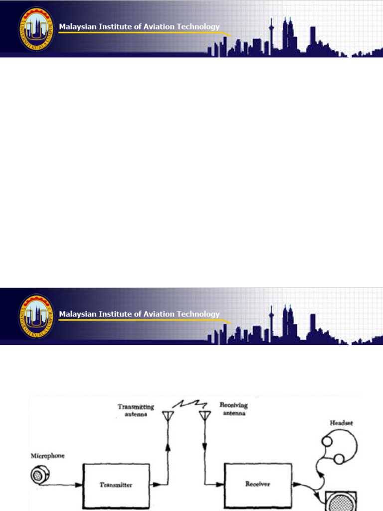 Aircraft Communication System | PDF | Radio | Radio Wave