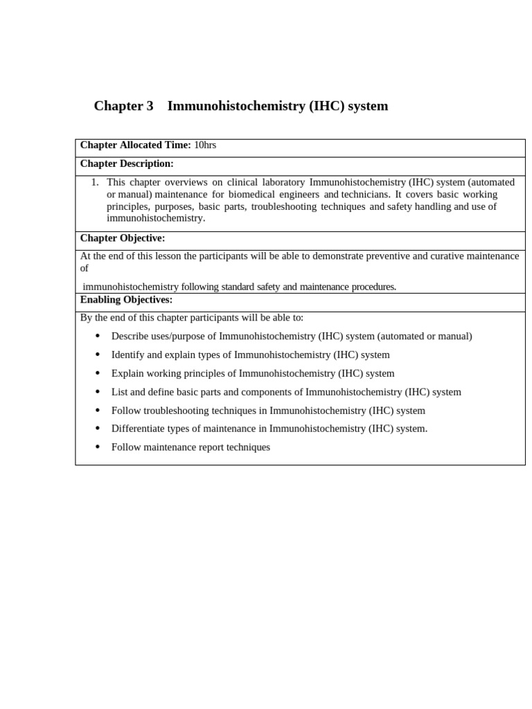 Immunohistochemistry System Overview | PDF | Immunohistochemistry ...