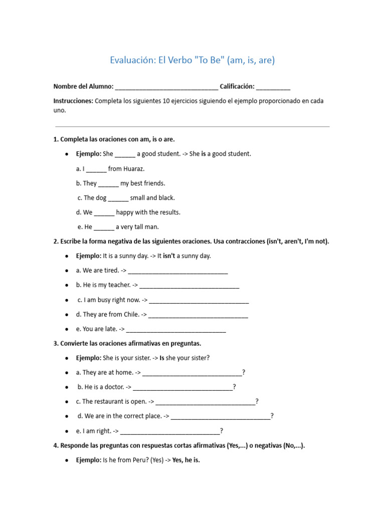 Tarea u2.1. Presente Simple Verbo to-be.docx | PDF | Chess Theory | Chess