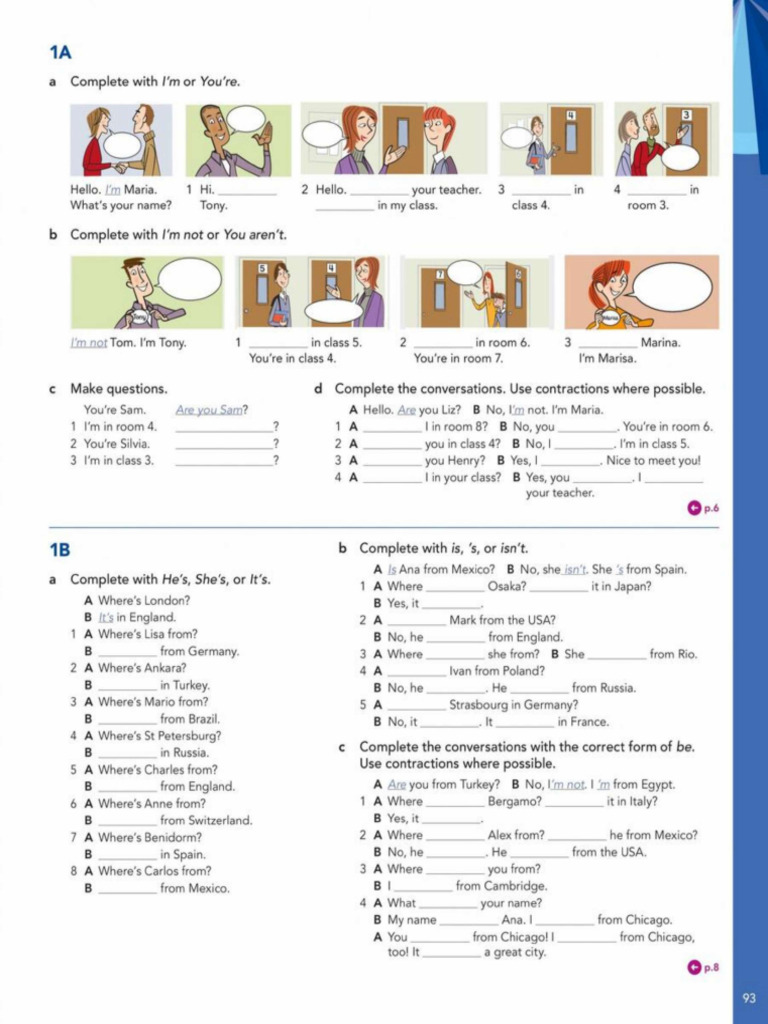 ENGLISH File Beginners U1 | PDF