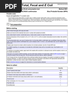 Petrifilm E. Coli Coliform EC Count Plate Interpretation Guide | PDF | Microbiology