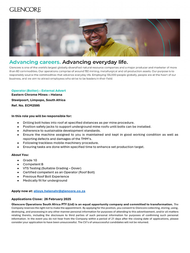 Operator (Bolter) - ECM2595 | PDF