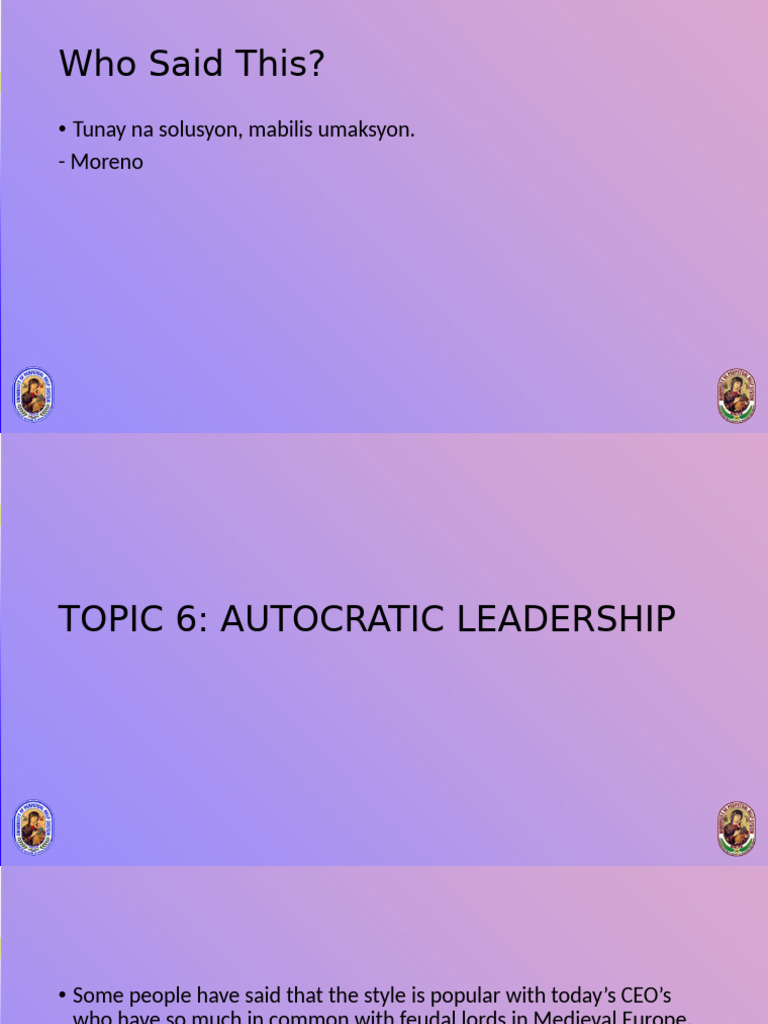 Democratic Style of Leadership | PDF | Leadership | Organizational Behavior