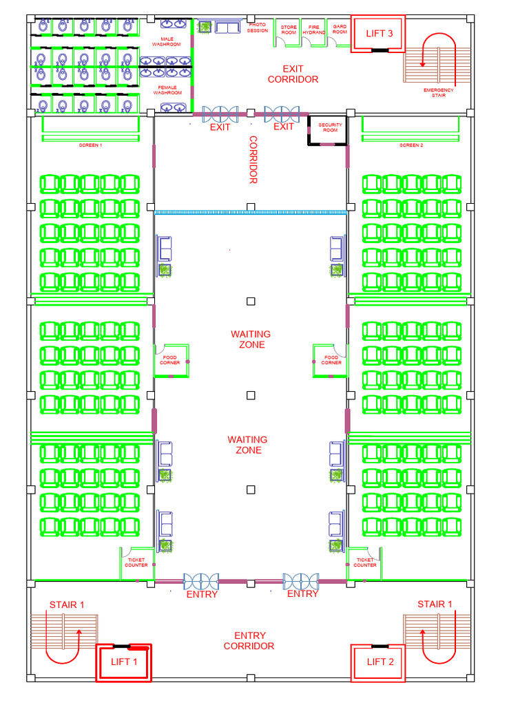 Cineplex Floor Plan Overview | PDF