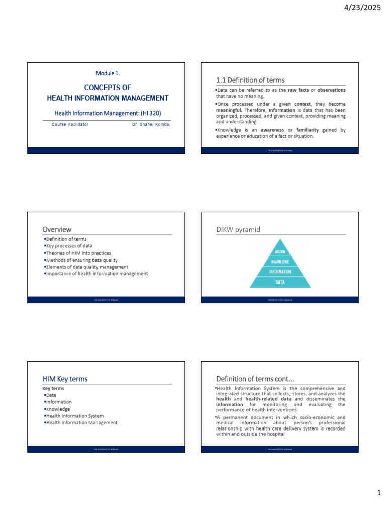 Him Test One All in One | PDF | Electronic Health Record | Information ...