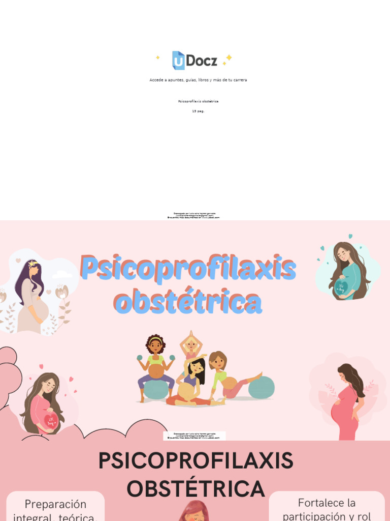 Psicoprofilaxis Obst 715540 Downloadable 515282 | PDF | Masaje | Parto