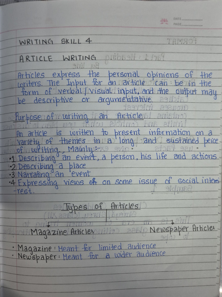 Article Writing | PDF