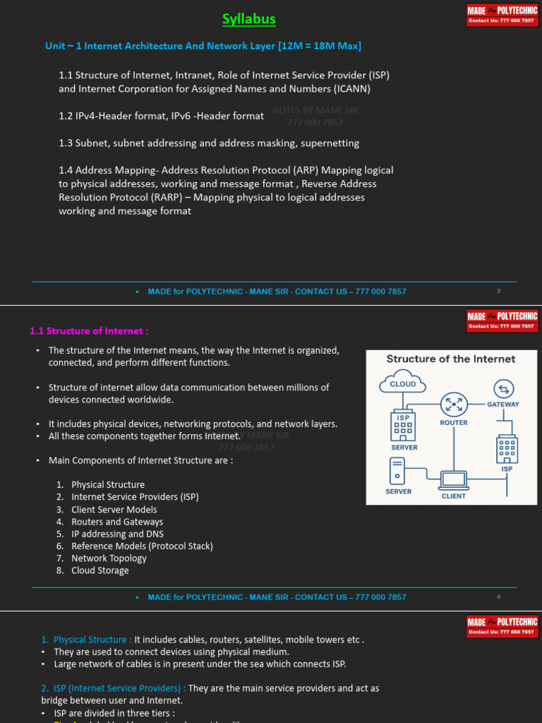 ACN U1L1 Structure of Internet | PDF | Computer Network | Domain Name System