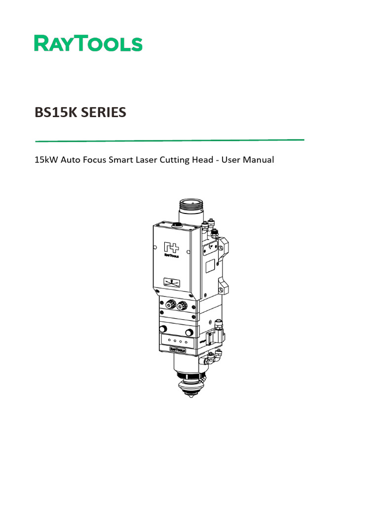 User Manual-BS15K - 15kW Auto Focus Smart Laser Cutting Head 2023-0804 ...