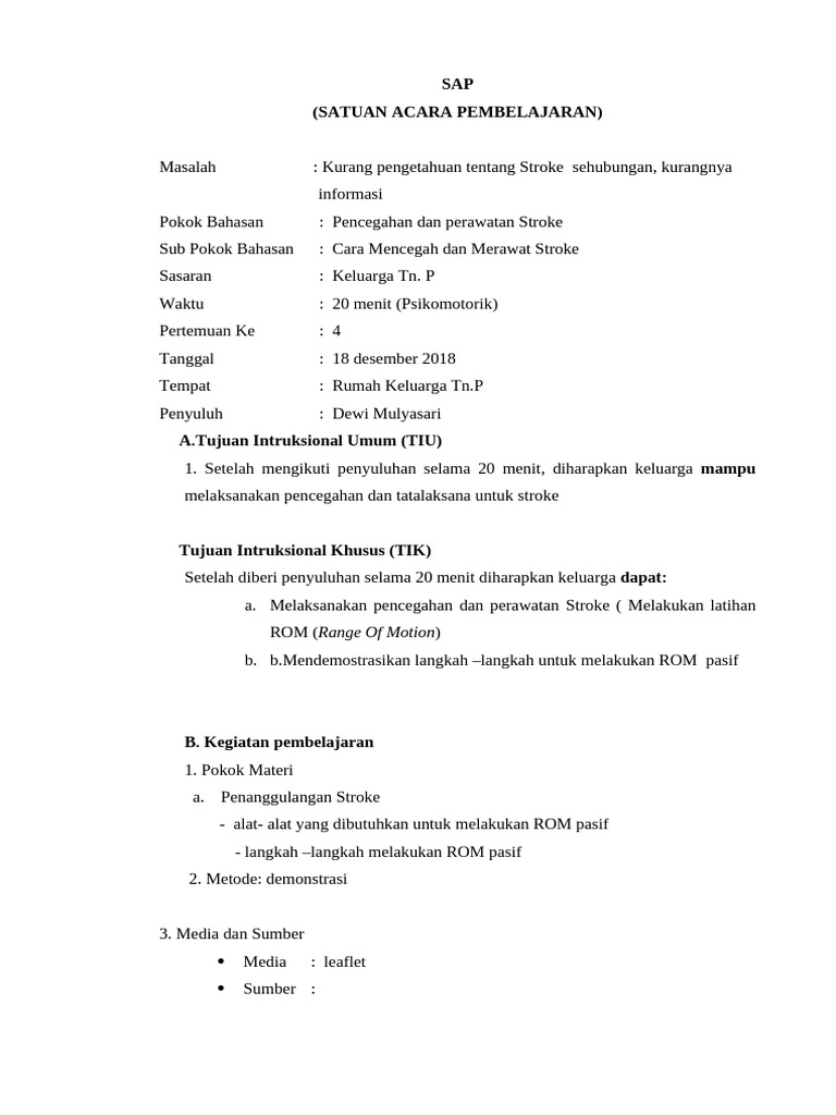 Sap Rom Stroke | PDF