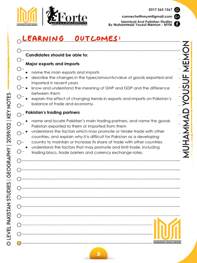Trade Key Notes | PDF